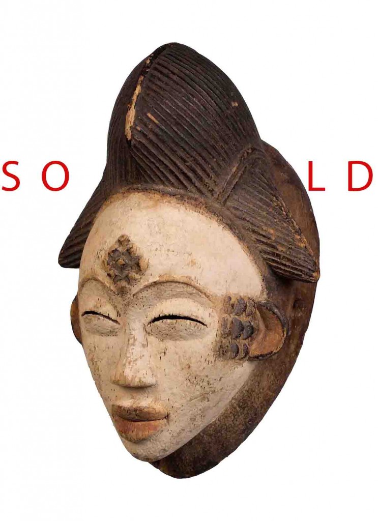 Punu Dance Mask Okuyi | Becker Antiques